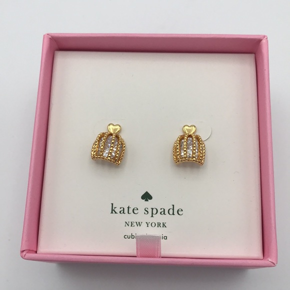 kate spade | Jewelry | Kate Spade Bird Cage Earrings | Poshmark
